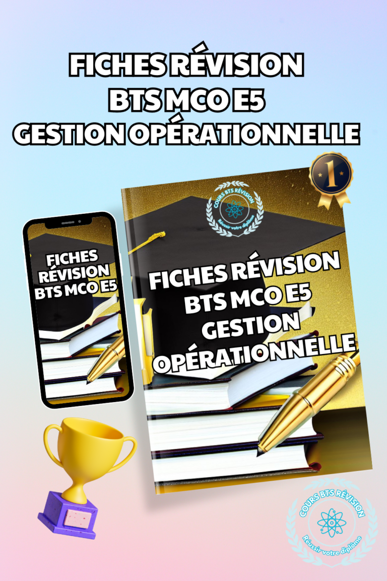 Pack Fiches révision BTS GPME - Cours BTS Révision